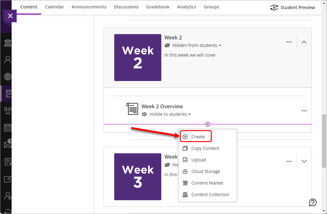Embed EchoVideo to your course (Ultra) - eLearning - University of Queensland
